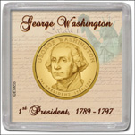 Edgar Marcus & Co Snaptite Coin Displays for Presidential Dollars